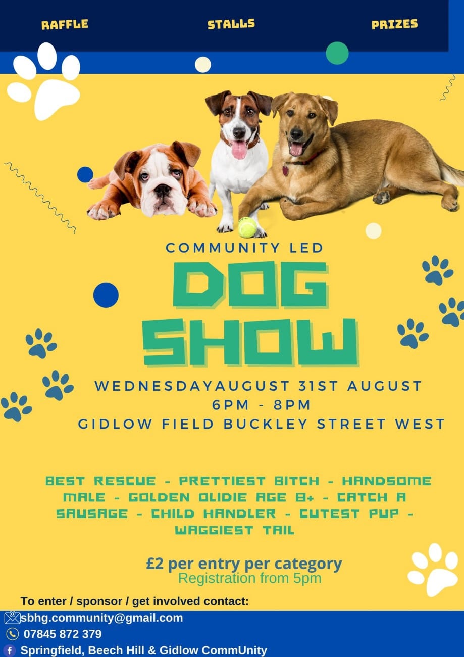 Community Dog Show - Springfield, Beech Hill and Gidlow CommUnity